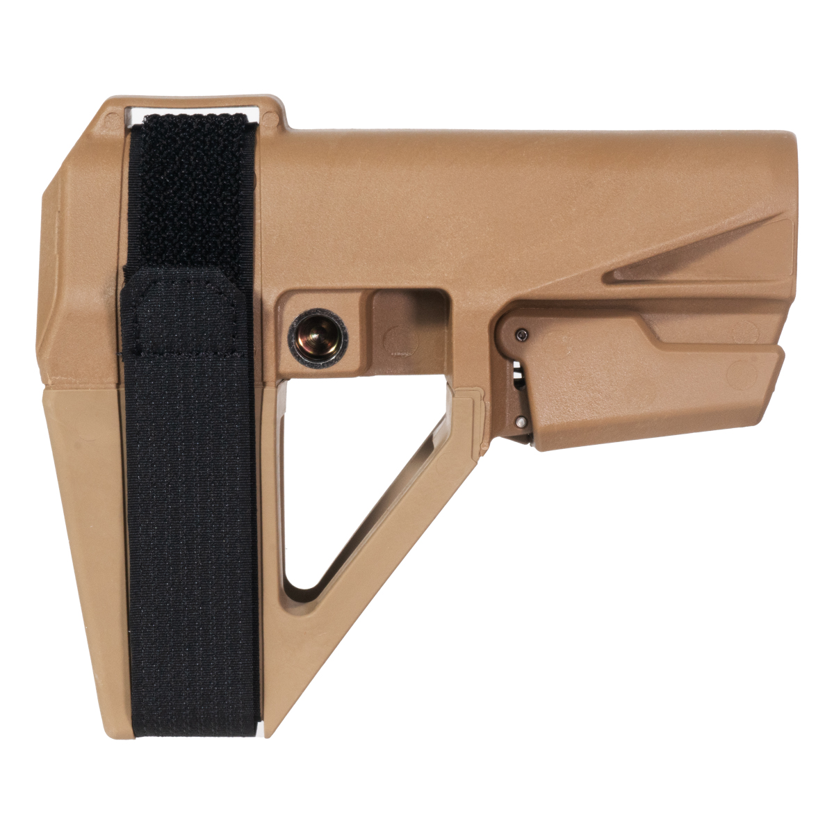 SB Tactical SBA5 Adjustable Pistol Stabilizing Brace, FDE