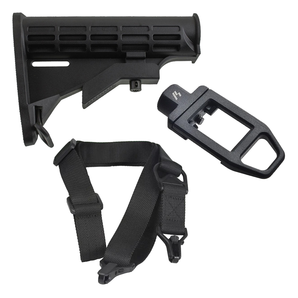 Davidson Defense AR-15 Mil-Spec Stock, Strike Industries Ambush Sling ...