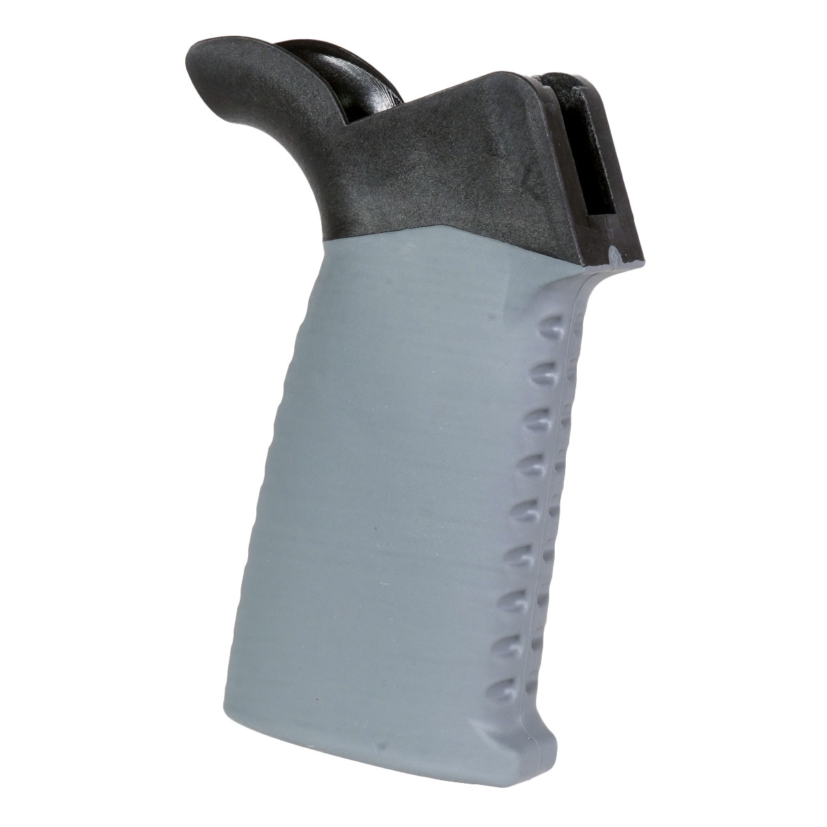 Team Accessories Corp AR15 Grip Window Grip Flared Smooth/Ribbed Gray