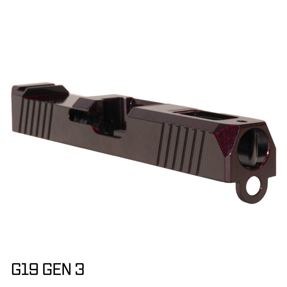 Stiffler MFG Custom Cerakote Turbo Slide, Red FX, G19 Compatible ...