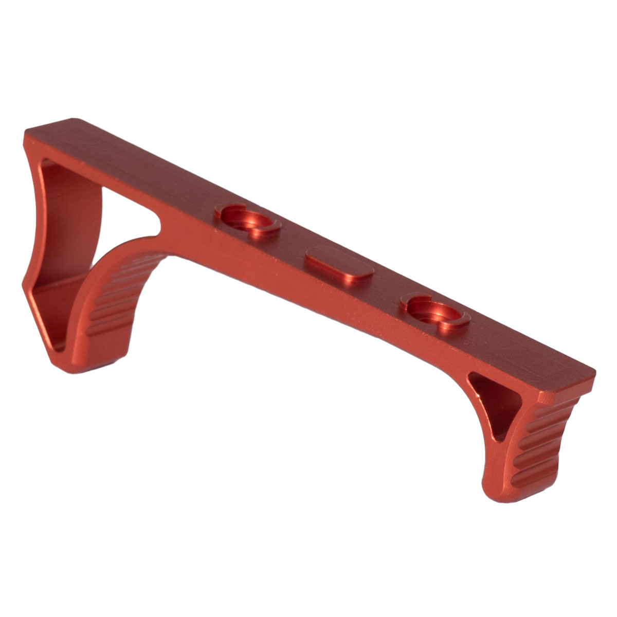 LIGHTWEIGHT ALUMINUM HAND STOP FOR M-LOK SLOTS, BURNT ORANGE