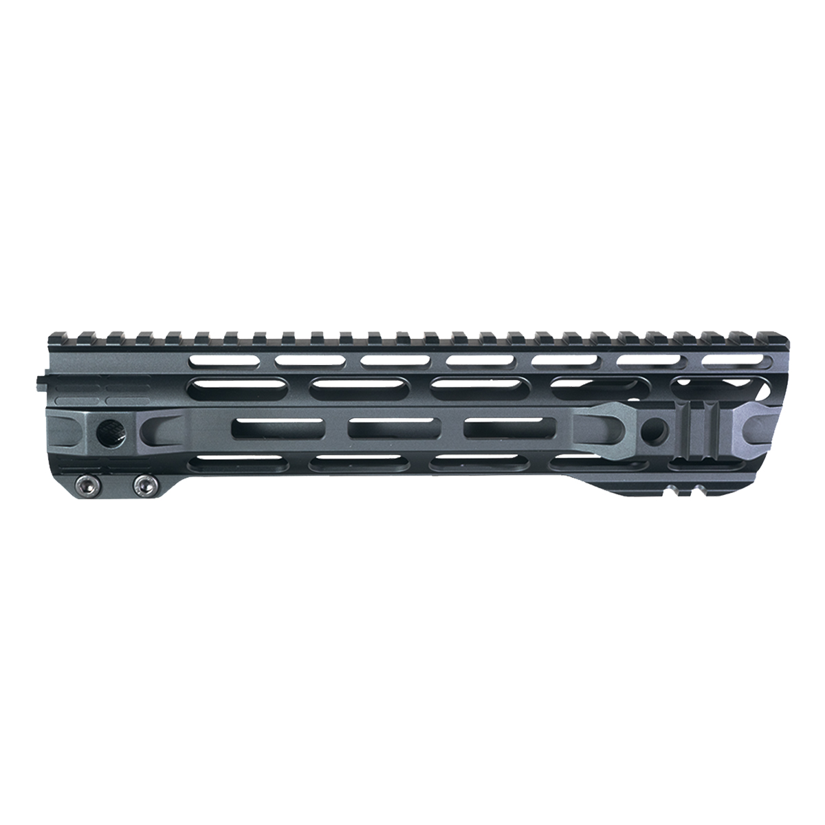 10" MLOK Freefloat Handguard with Quad Rail on front end, QD Points at ...