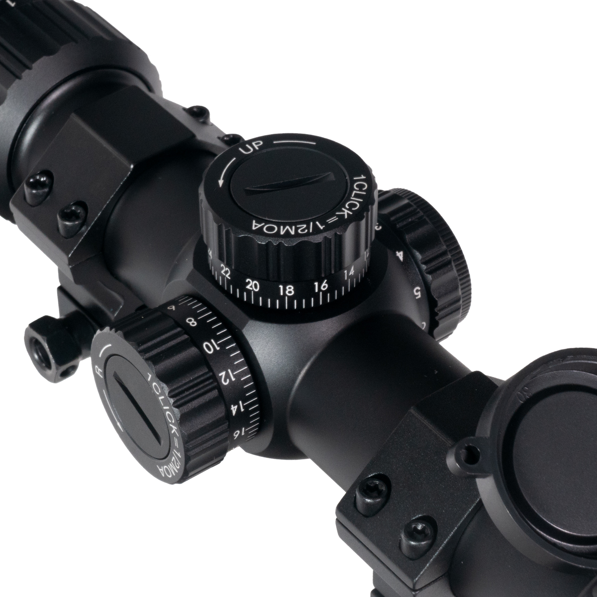 Redwin Optics Torero HD 1-6x24 Illuminated Scope, Black, 1/2 MOA Turret ...