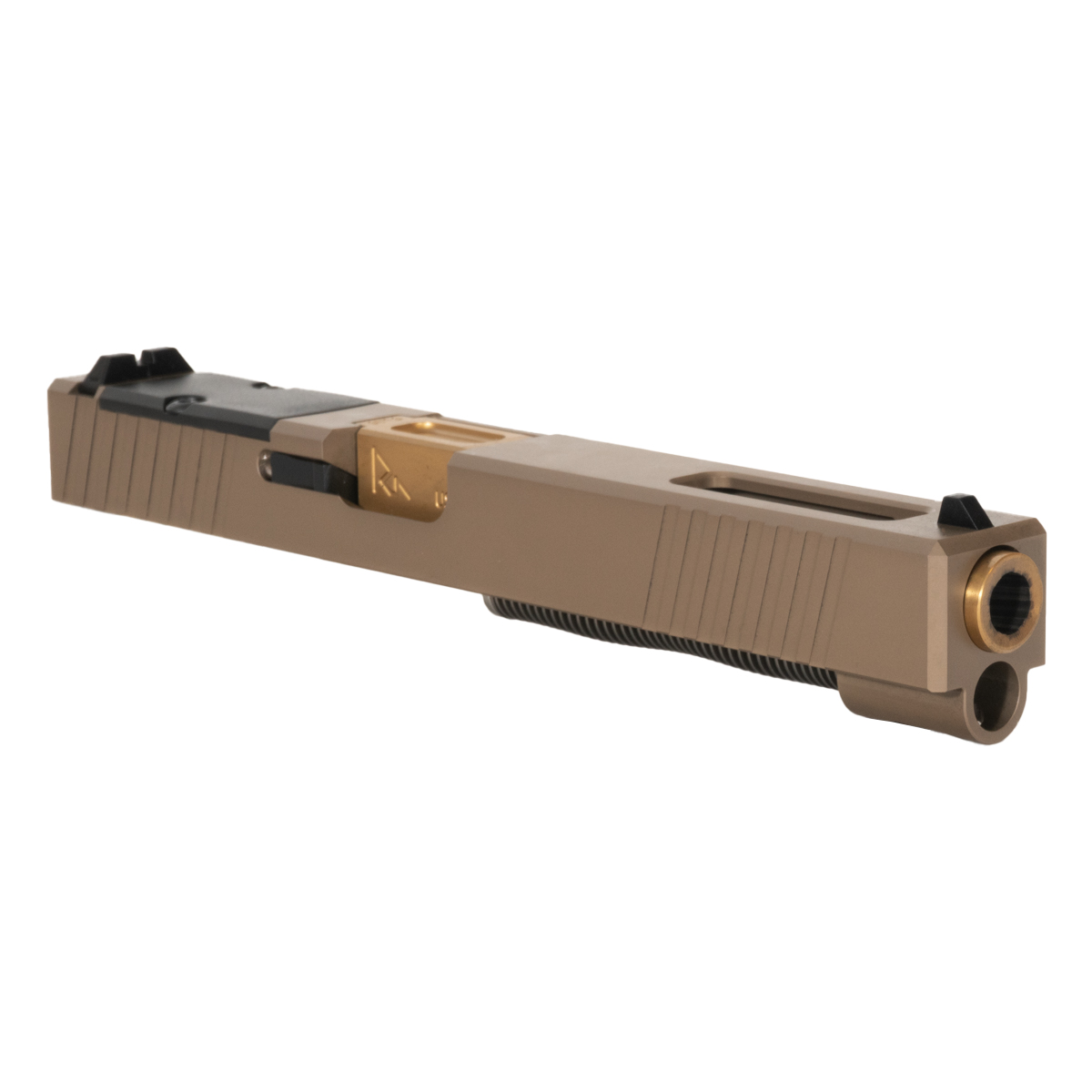 Tribunal Gold TiN Barrel G34 Gen 3-4 Compatible 9MM FDE RMR Window Cut ...