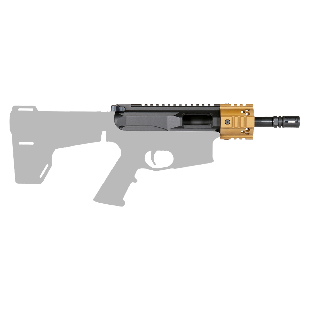 Davidson Defense 'Firecracker-Bronze - PREASSEMBLED' 4.5-inch AR-15 9mm ...