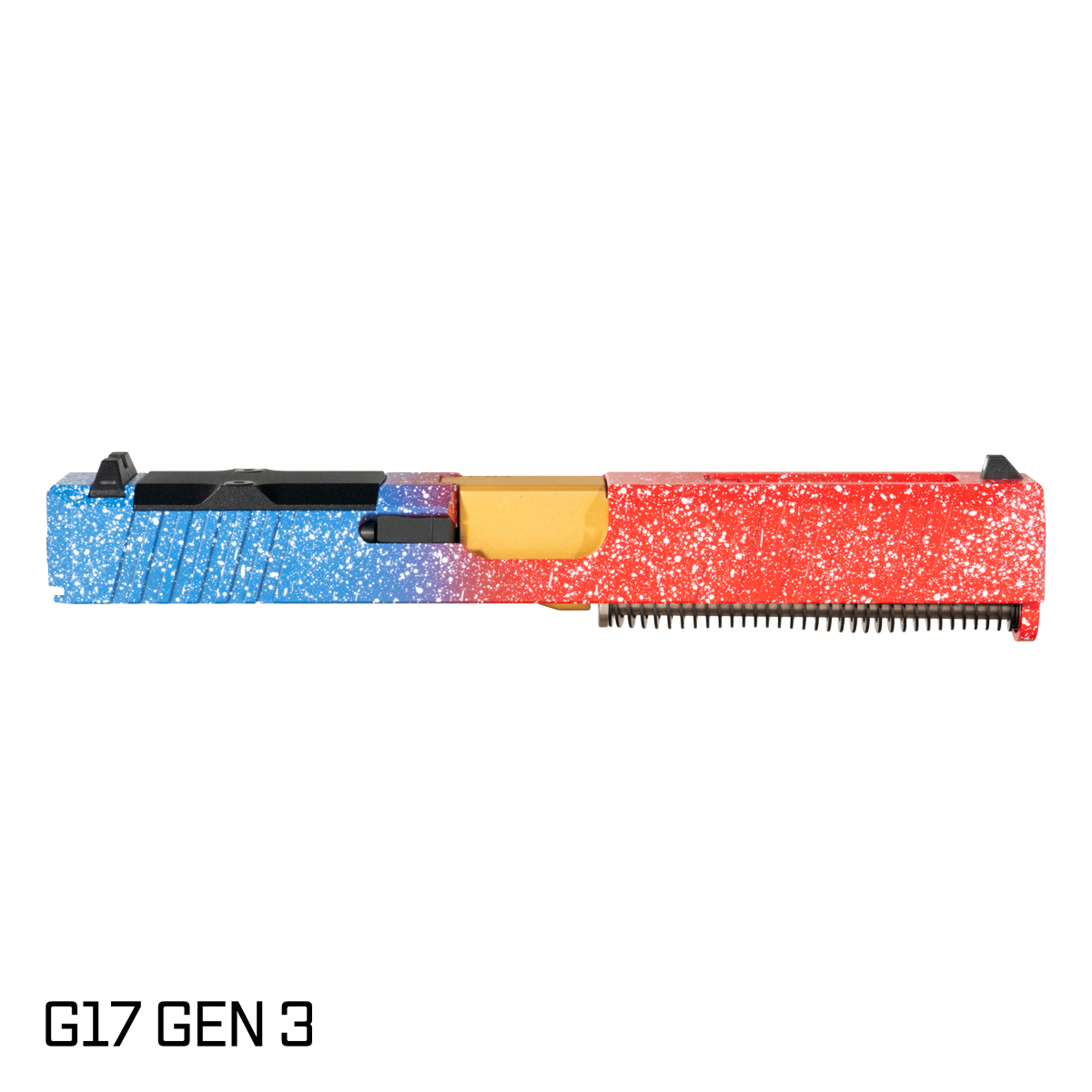 Wayfinder Ported Gold TiN Barrel G17 Gen 1-3 Compatible 9MM 17-4 ...