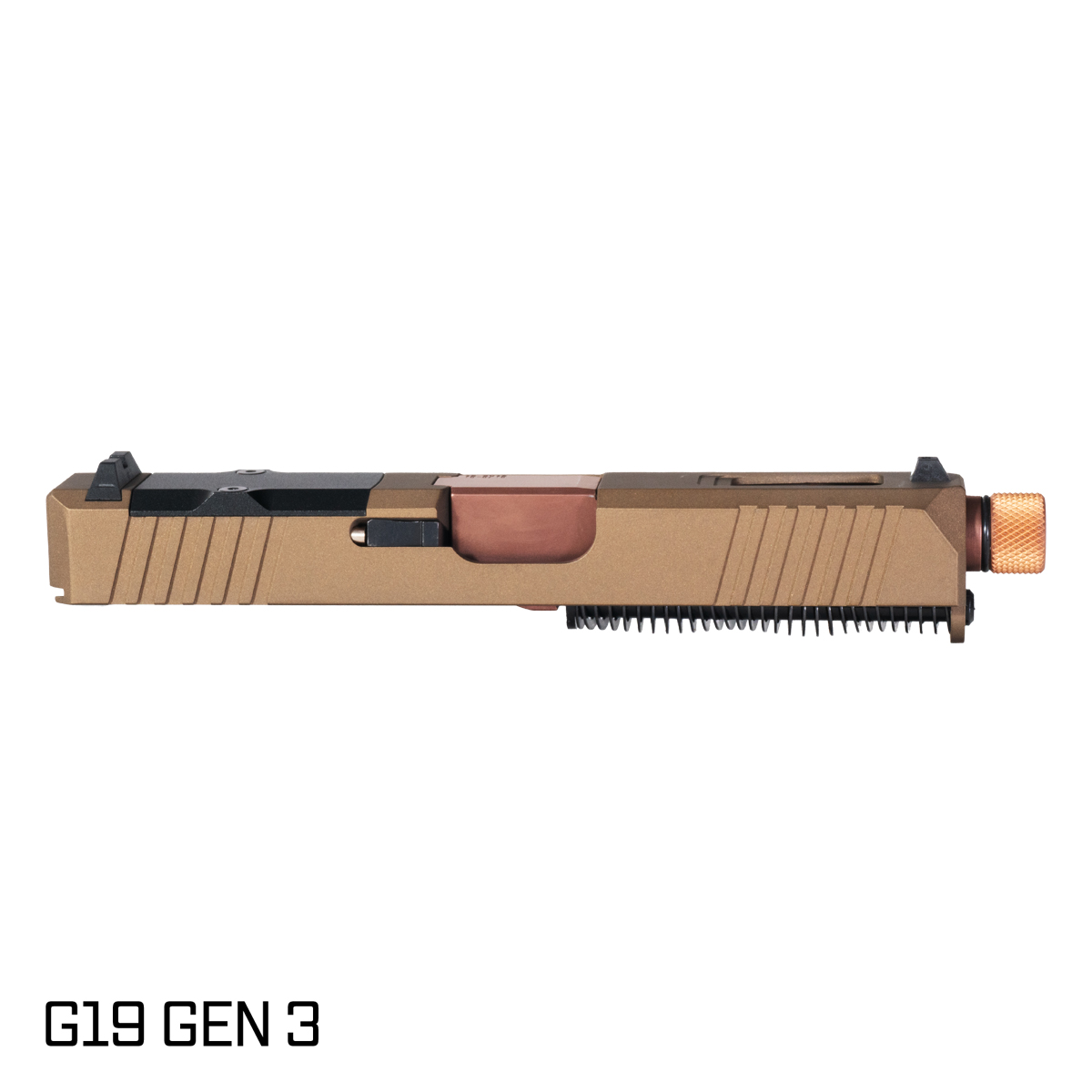 DTT Stiffler MFG Wayfinder Threaded Copper PVD Barrel G19 Gen 1-3 ...