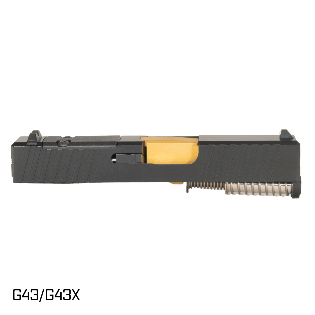 Davidson Defense Sentinel Gold TiN Barrel G43 Compatible 9MM Black RMSc ...