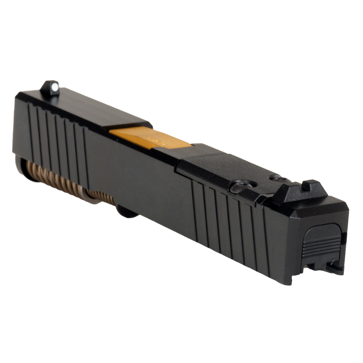 Davidson Defense Sentinel Gold TiN Barrel G43 Compatible 9MM Black RMSc ...