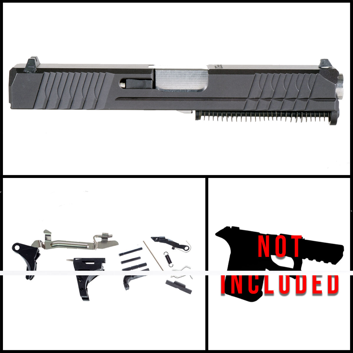 DTT 'Runner's Gauntlet' 9mm Full Gun Kit (Everything Minus Frame ...