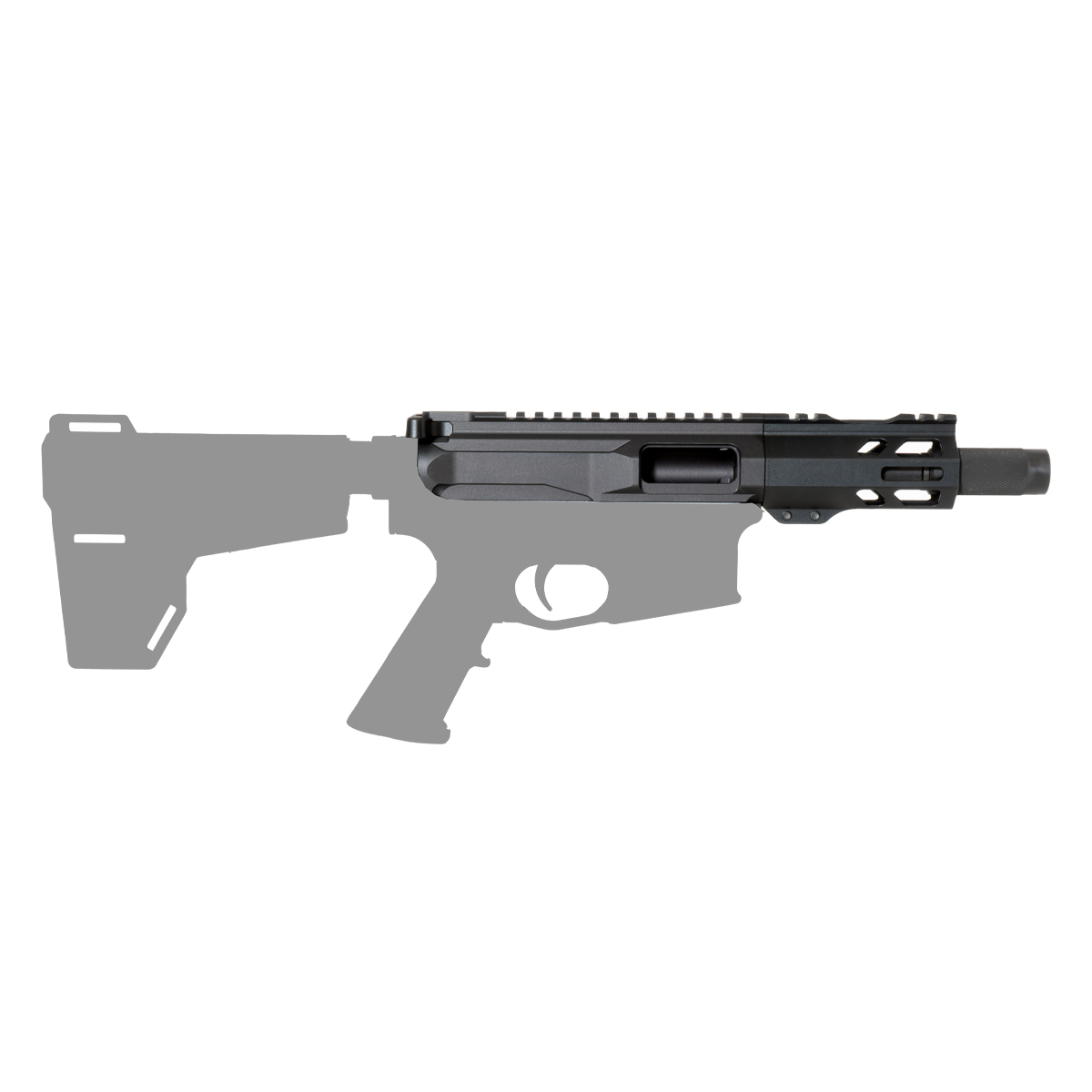 Davidson Defense 'Pocket Rocket' 4-inch AR-15 10mm Nitride Pistol Upper ...