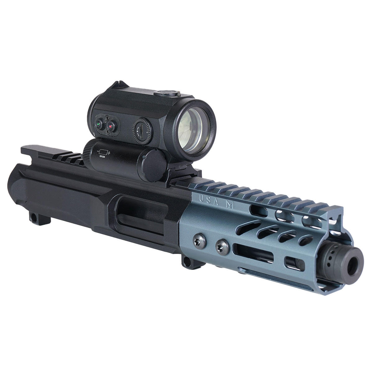 DTT 'Skyline w/ JE CQB' 4.5-inch AR-15 9mm Nitride SBA3 Pistol Full ...