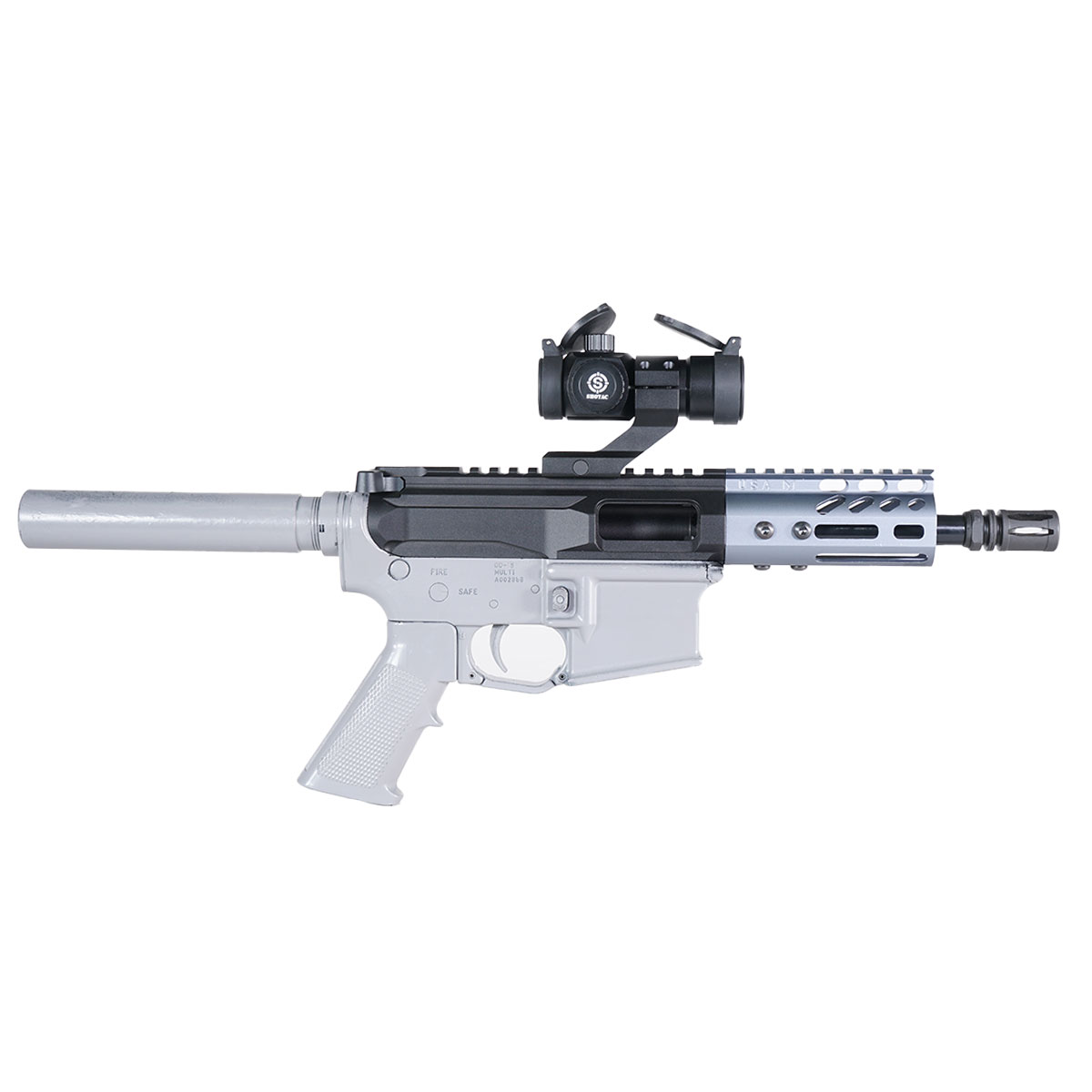 DTT 'Mockingbird Gen 1 w/ Shotac Cantilever' 6-inch AR-15 9mm Nitride ...