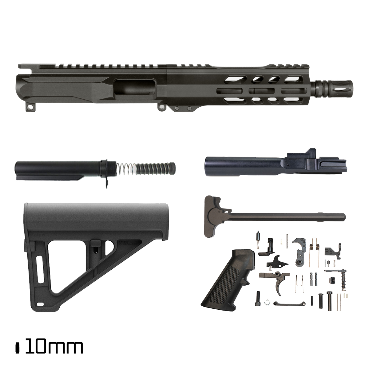 Davidson Defense Ronin w/Magpul BTR Brace 7.5-inch 1:16 10MM AR-15 ...