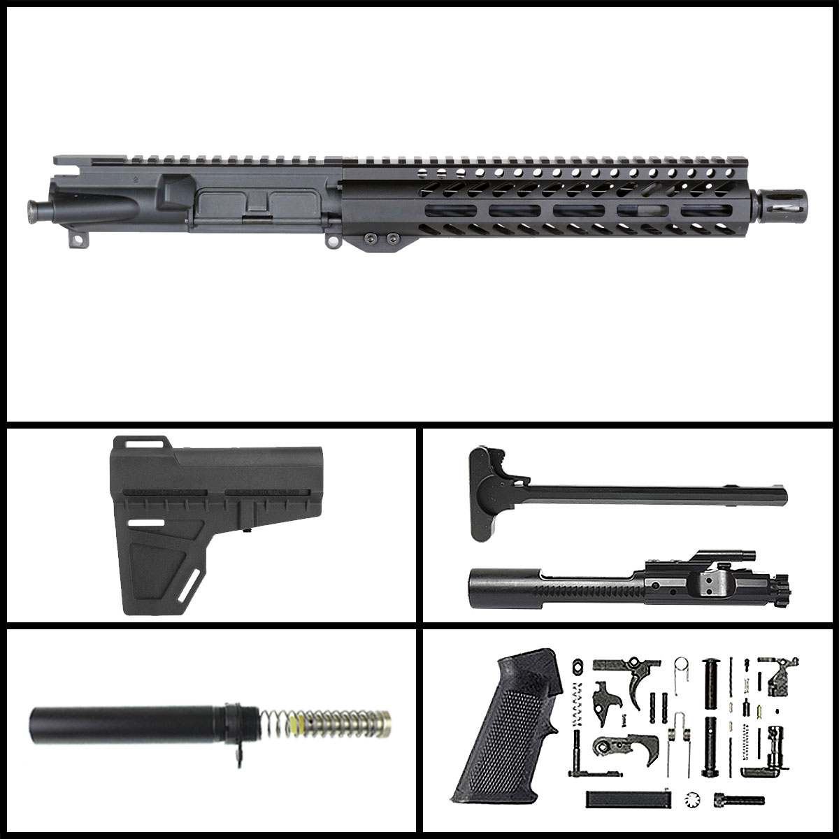 DD 'Dewoke-Inator' 10.5-inch AR-15 .223 Wylde Nitride KAK Pistol Full ...