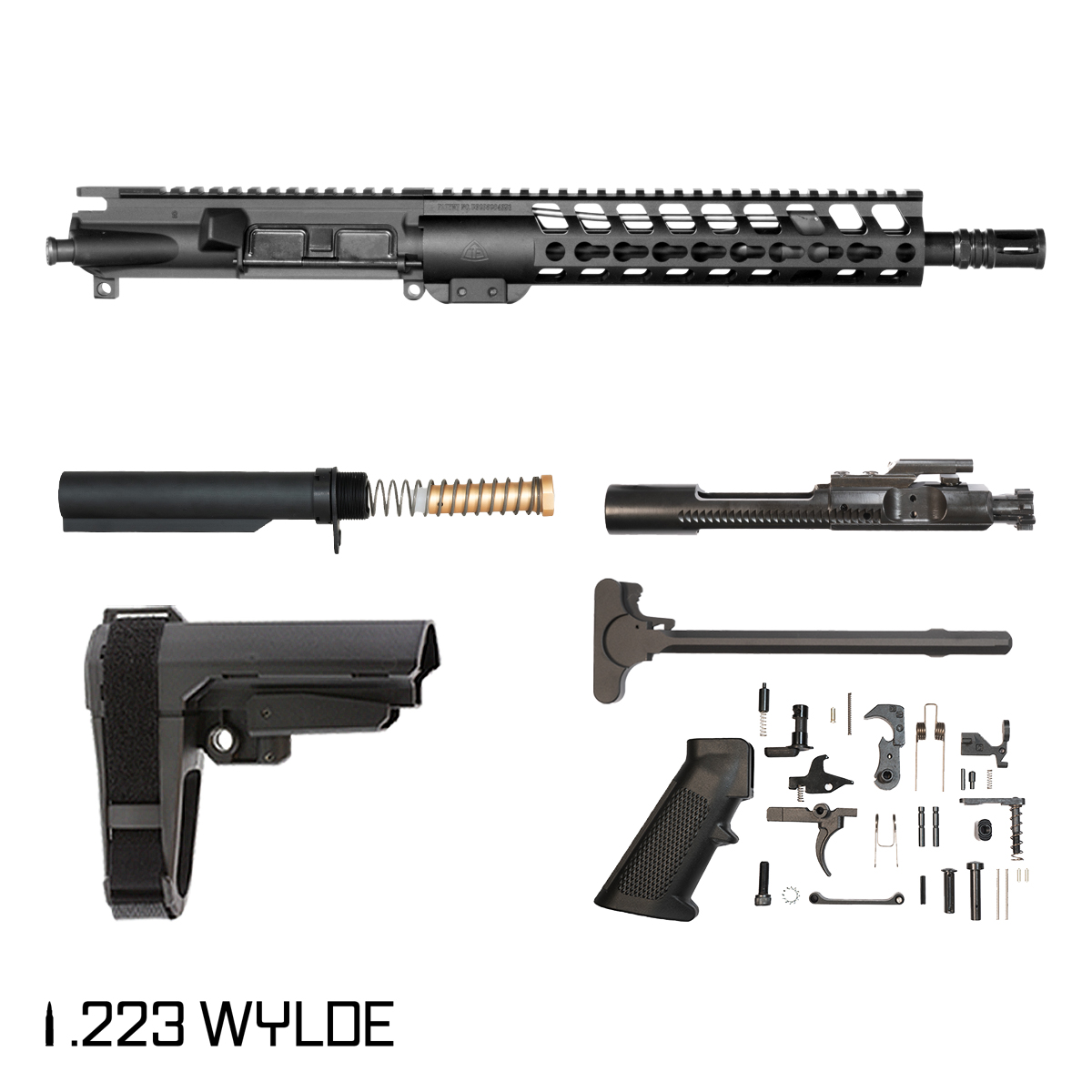 Davidson Defense Warden w/SBA3 Brace 11.5-inch Carbine-Gas 1:8 .223 ...