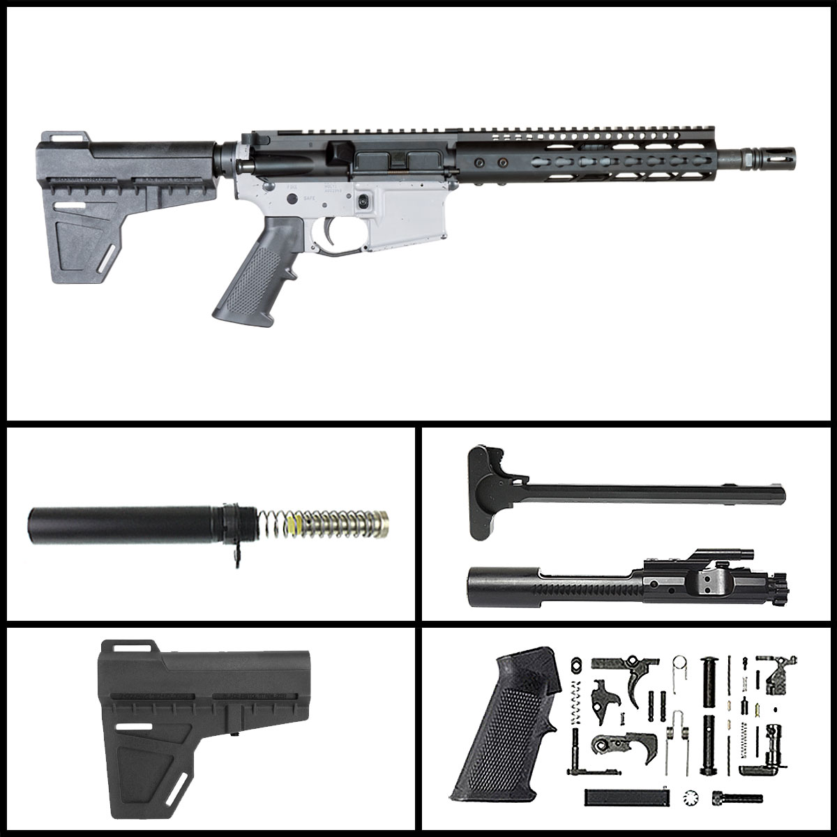 Davidson Defense Rizzler Jr. w/KAK Brace 10.5-inch AR-15 5.56 NATO ...