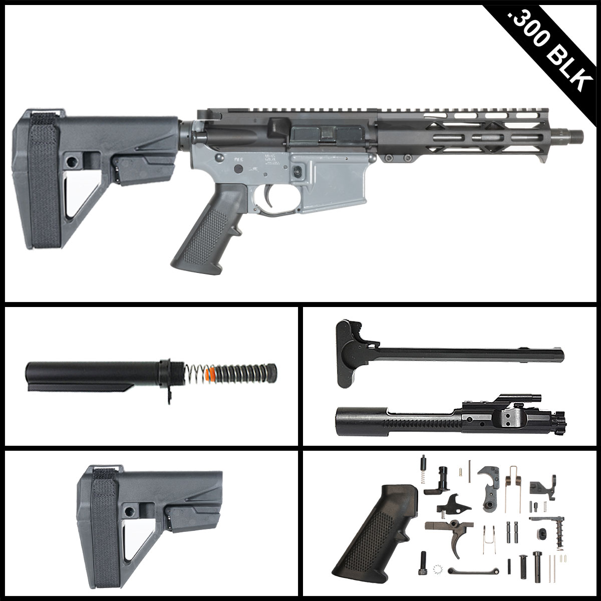 Davidson Defense Tinuviel w/SBA5 (Suppressor Ready) 8.5-inch AR-15 .300 ...