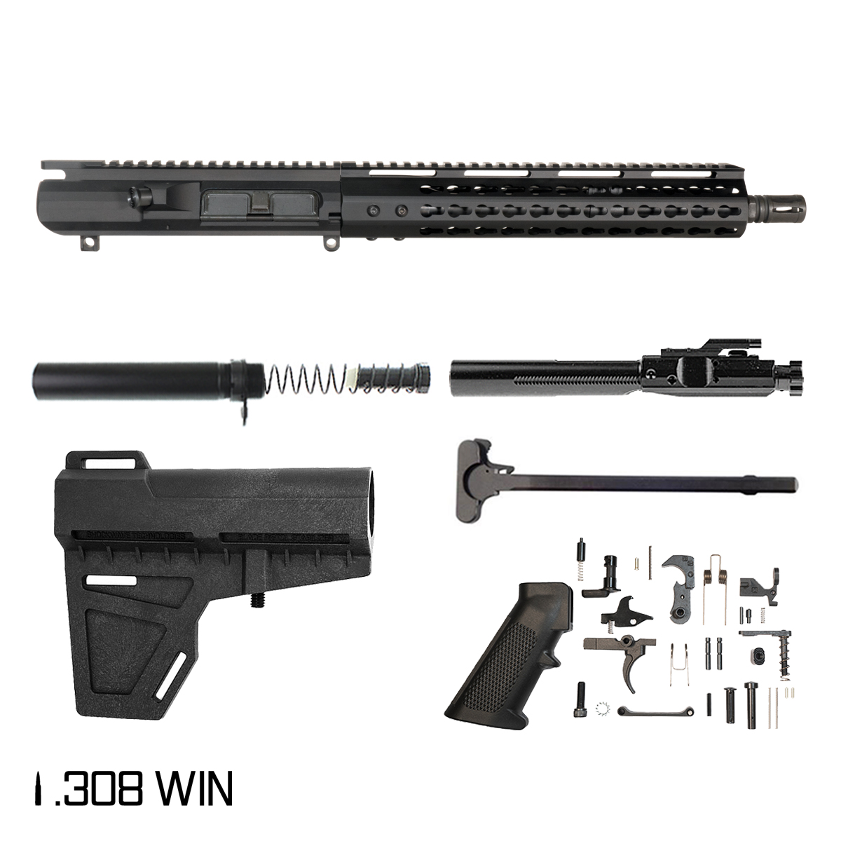 AR-15 & LR-308 Upper Build Kits | Unassembled & Preassembled