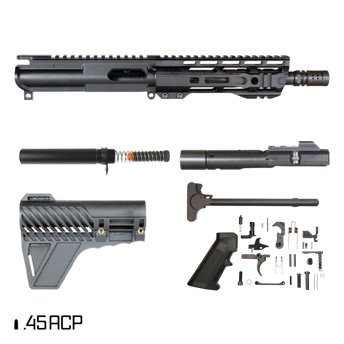 .45 ACP AR-15 Upper Builds