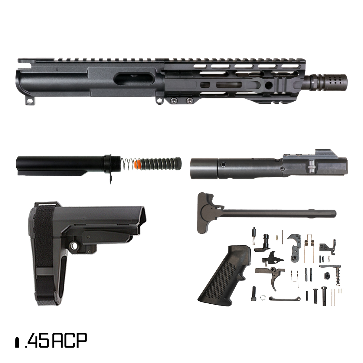 .45 ACP AR-15 Upper Builds