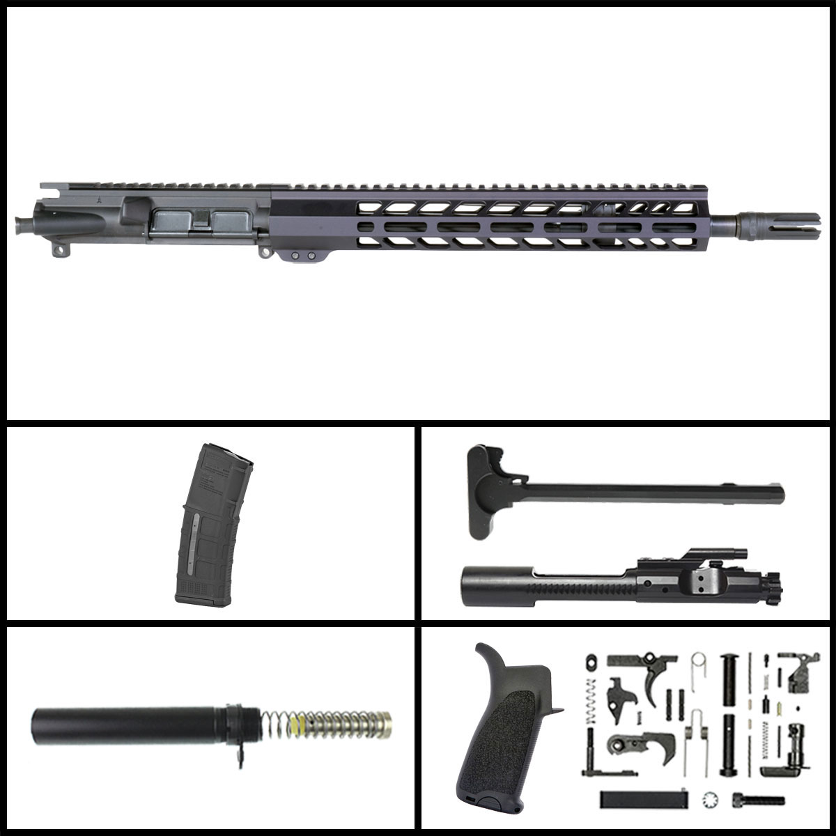 5.56 NATO > AR-15 Full Build Kits (Everything Minus Lower)