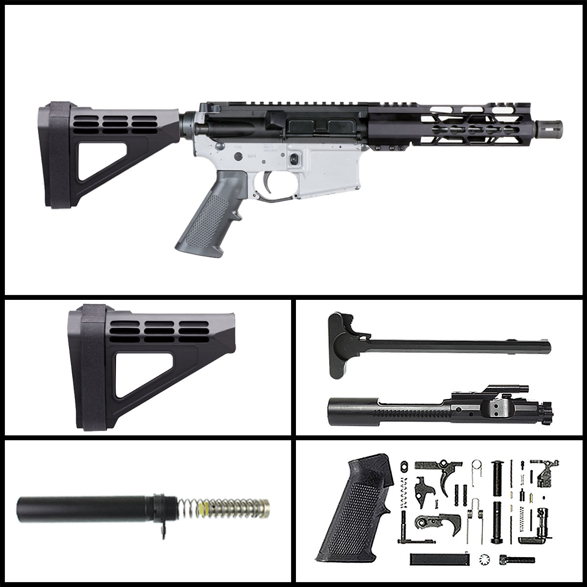 Davidson Defense 'Master Key w/ SB Tactical SBM4 Brace' 7.5-inch AR-15 ...