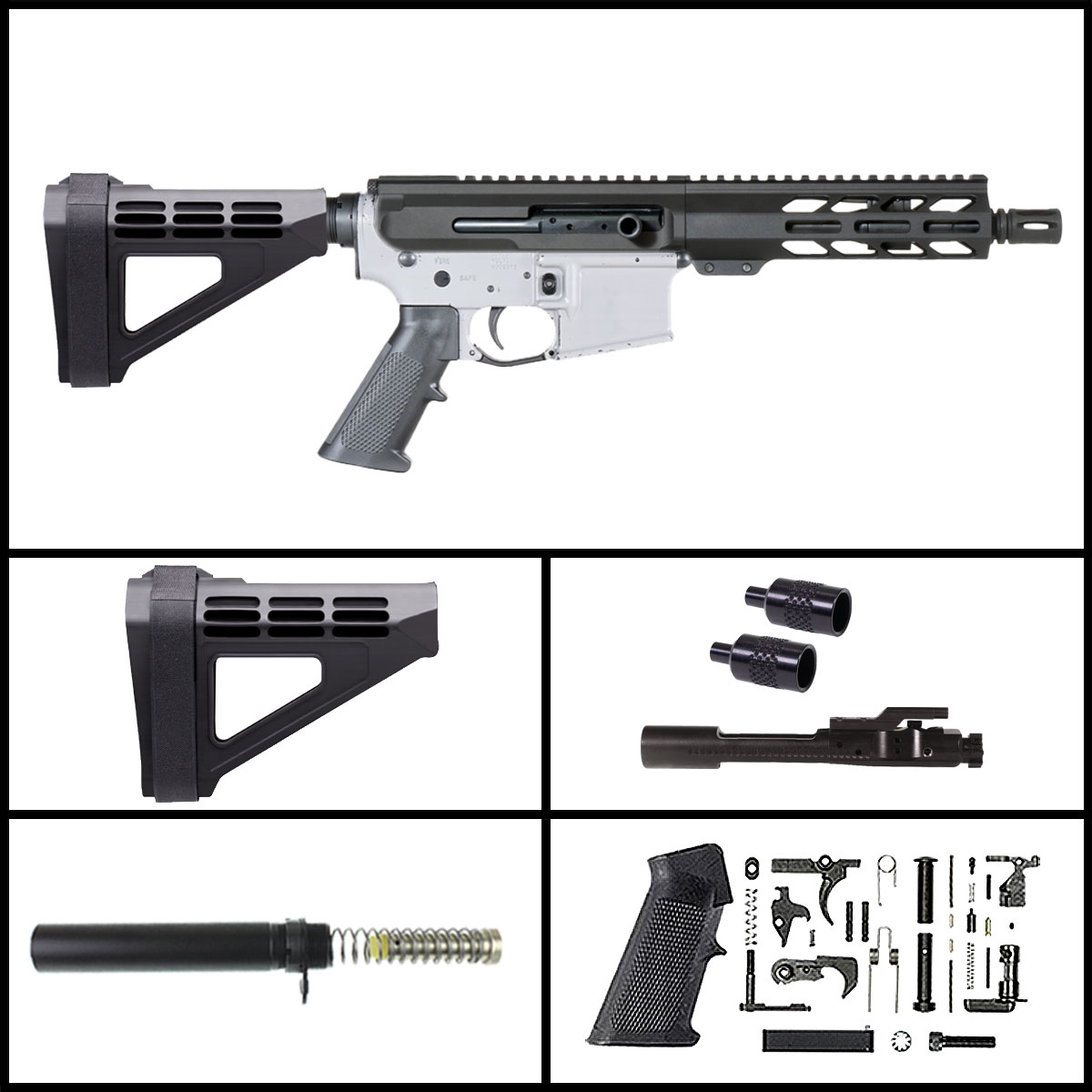 Davidson Defense 'Black Steel w/SBM4 - Side Charging' 7.5-inch AR-15 5. ...