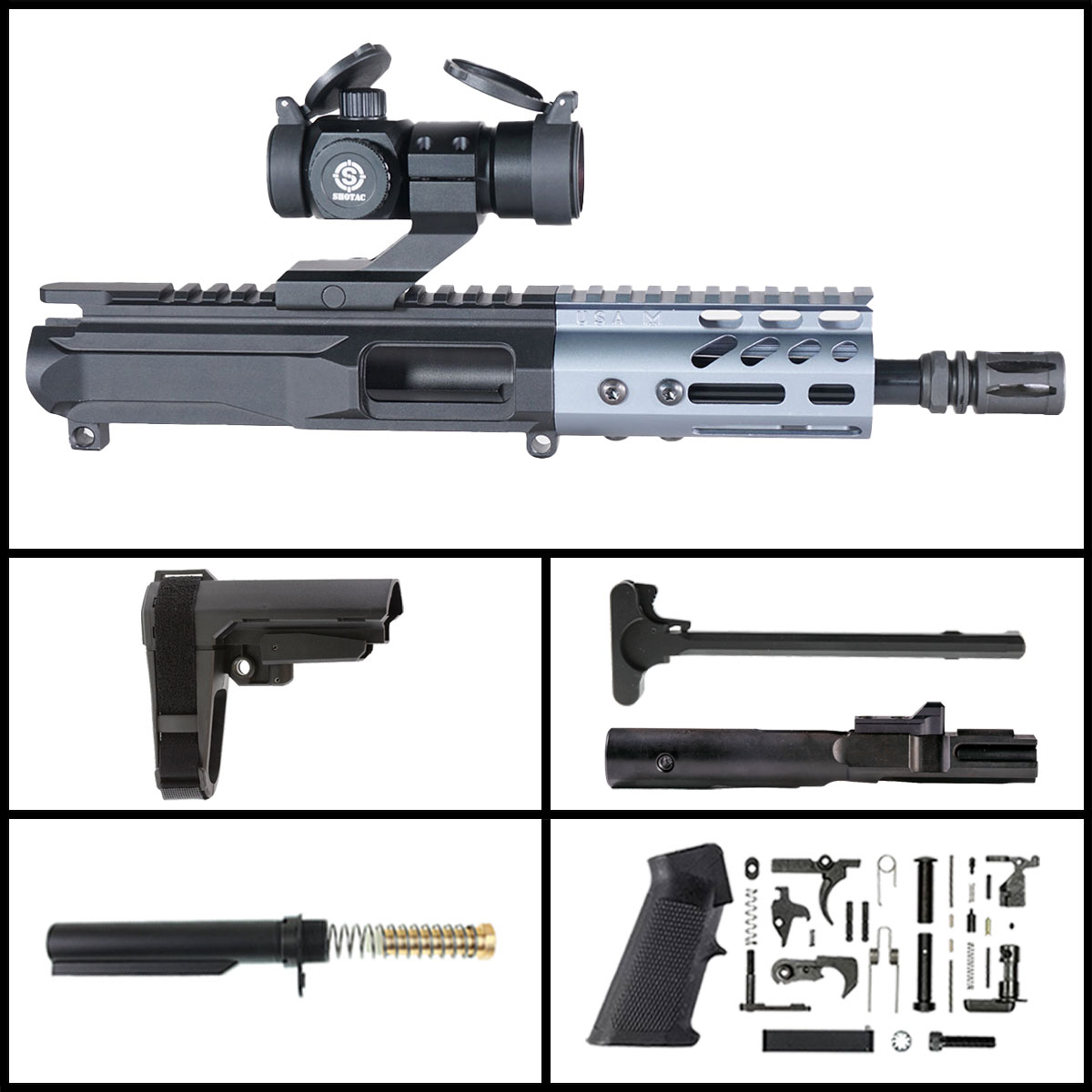 9mm > AR-15 Full Build Kits (Everything Minus Lower)