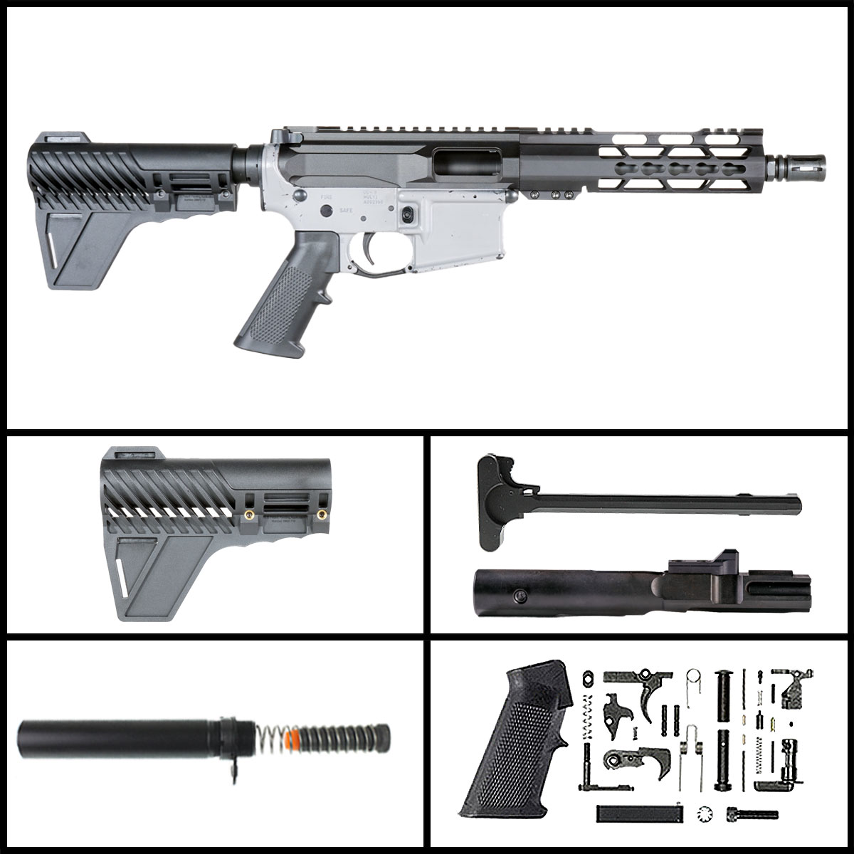 Pistol Length > 9mm > AR-15 Full Build Kits (Everything Minu