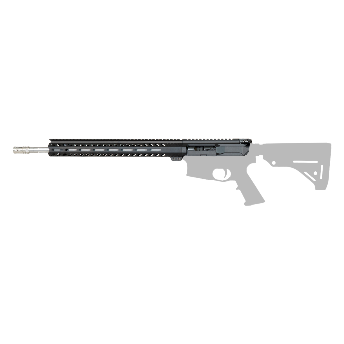 Left Handed AR15 556 NATO 18" Complete Upper - BCG & CH - Assembled ...