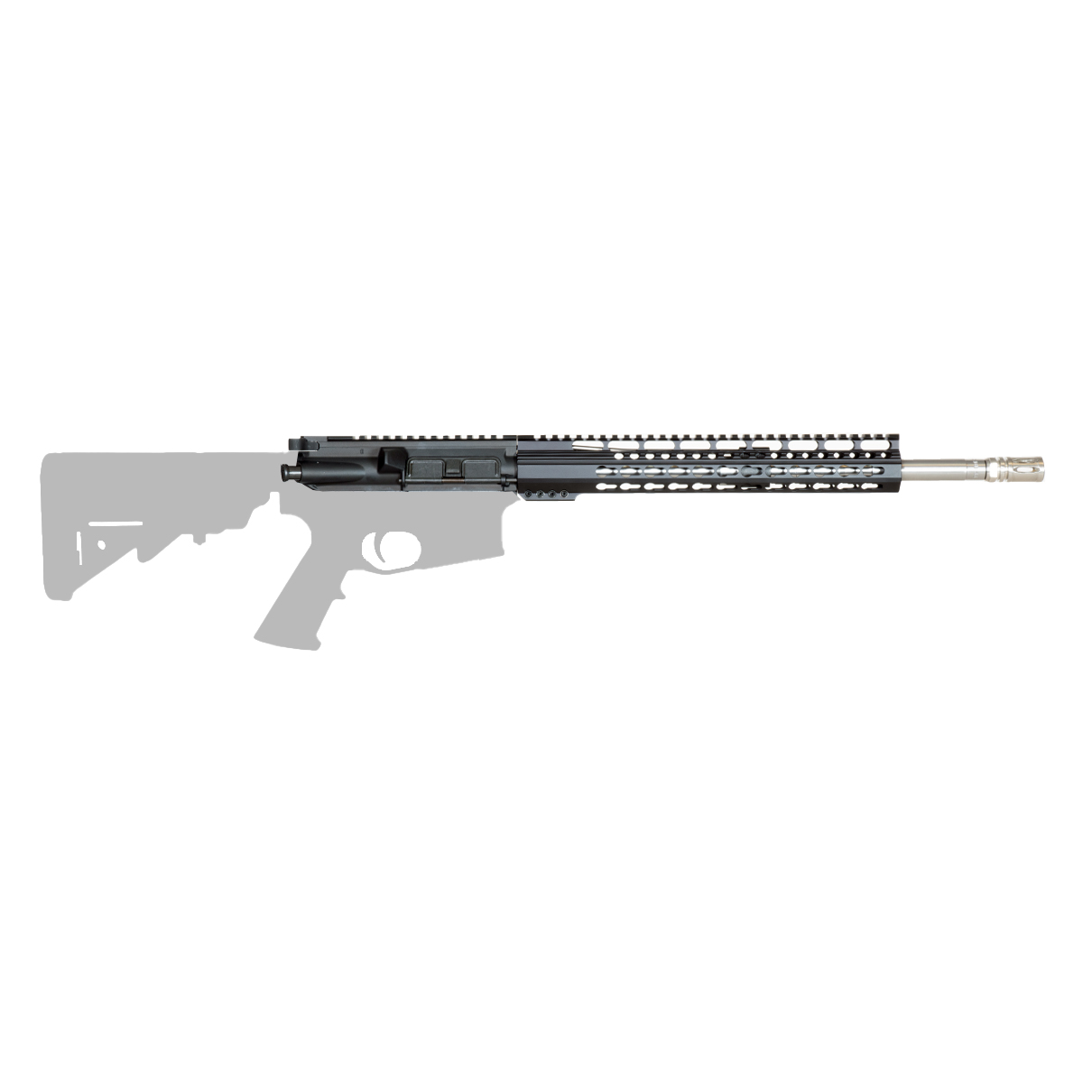 AR15 16" 556 NATO 223 Rifle Complete Upper - BCG & CH - Assembled ...