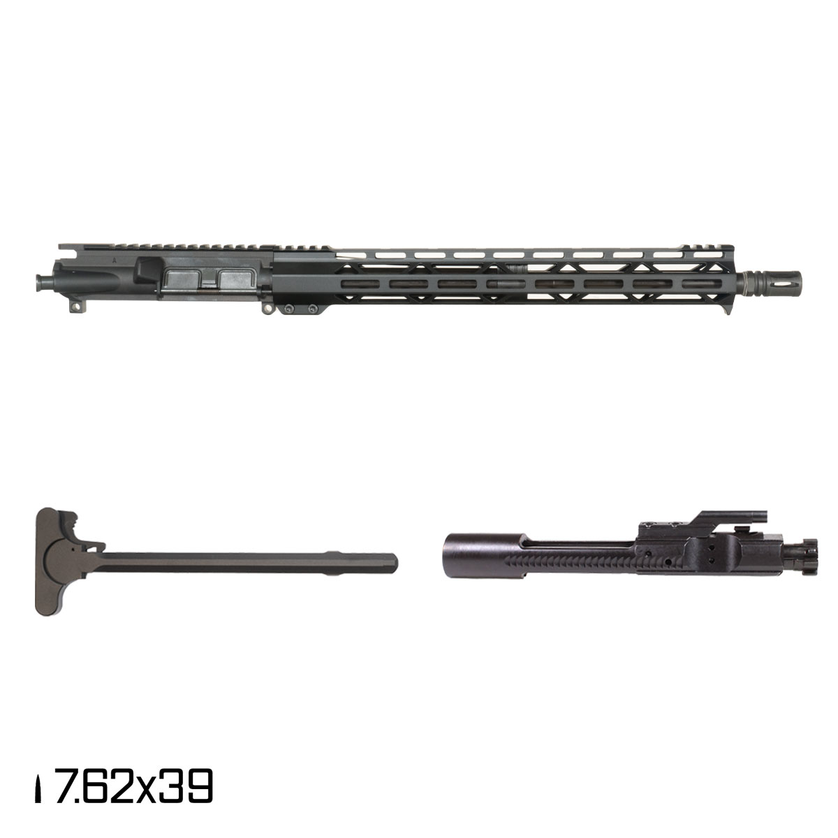 Davidson Defense Light Wraith 16-inch Carbine-Gas 1:10 7.62x39 AR-15 Freefloat M-Lok Handguard ...