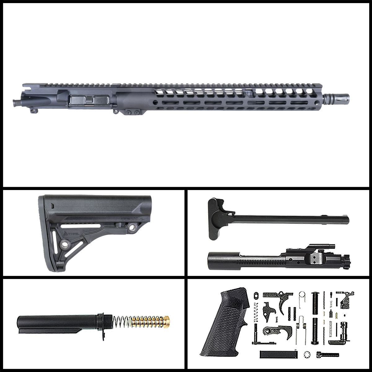 .45 ACP > AR-15 Complete Upper Build Kits