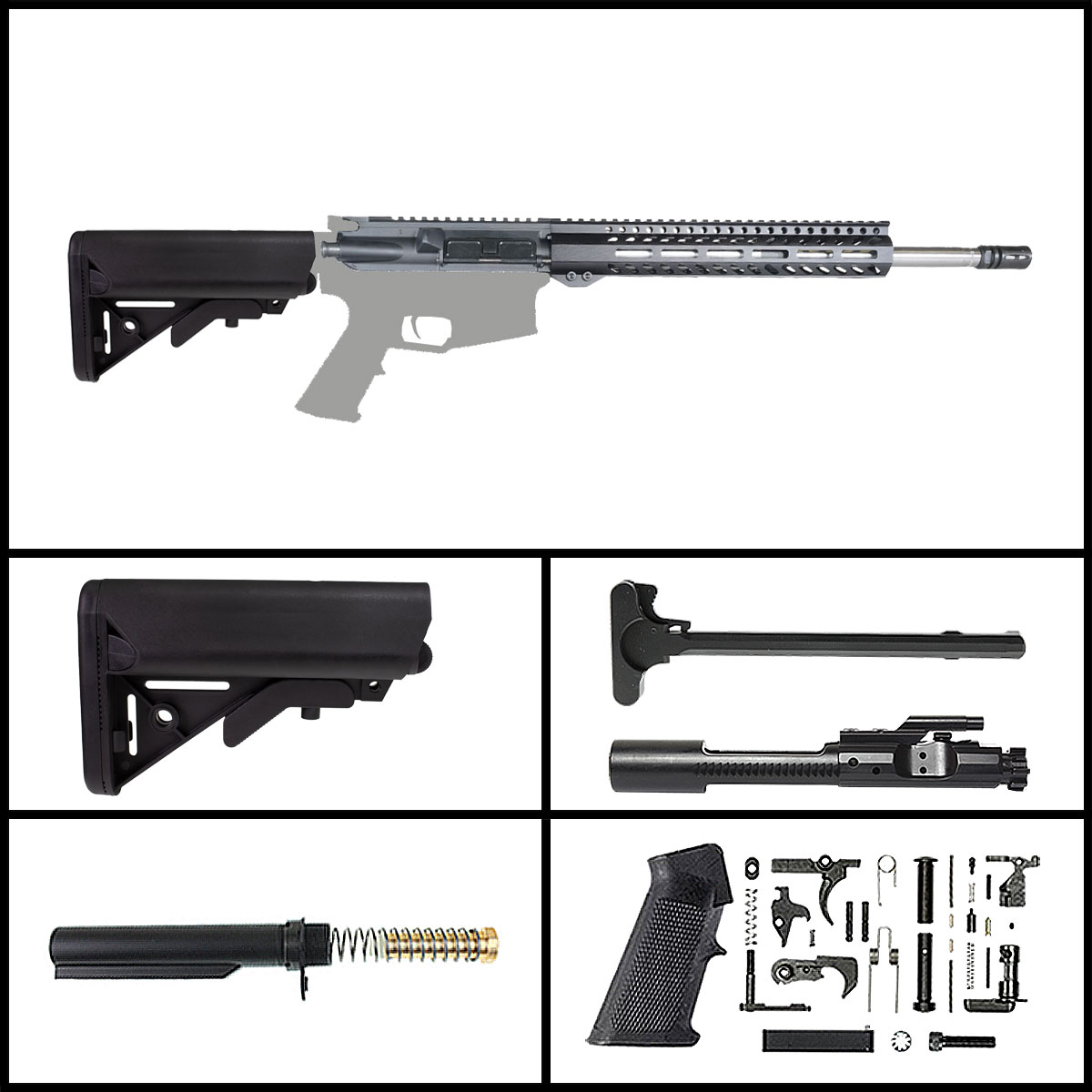 9mm > AR-15 Full Build Kits (Everything Minus Lower)