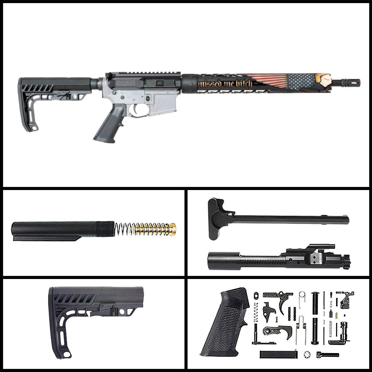 AR-15 Rifle Full Build Kits (Everything Minus Lower) | DTT