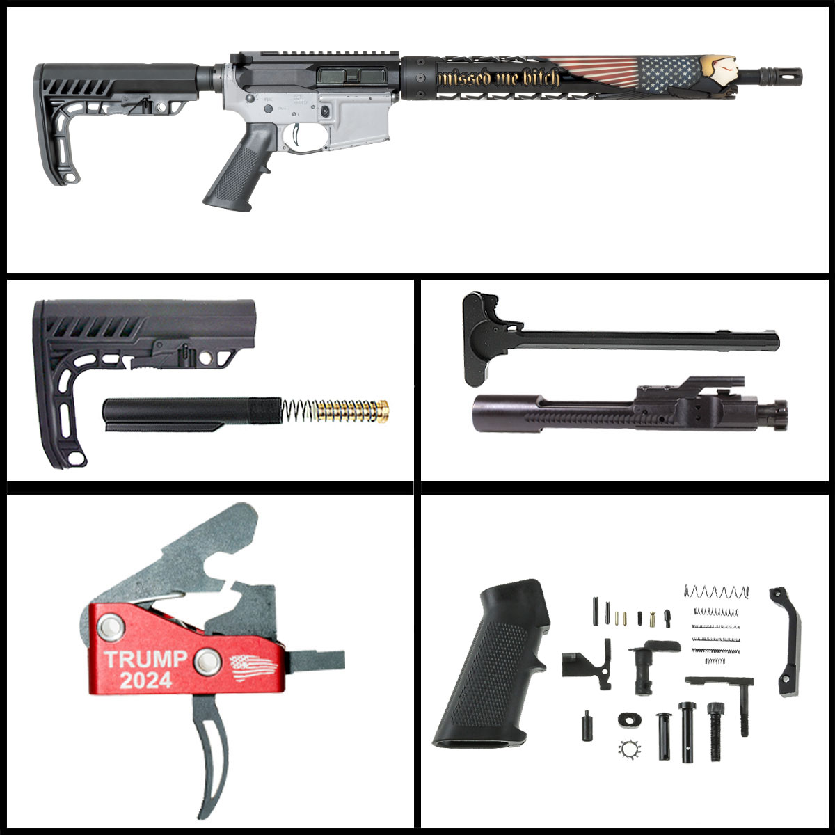 Davidson Defense 'Butler w/JMT Saber Trigger' 16.5-inch AR-15 5.56 NATO ...