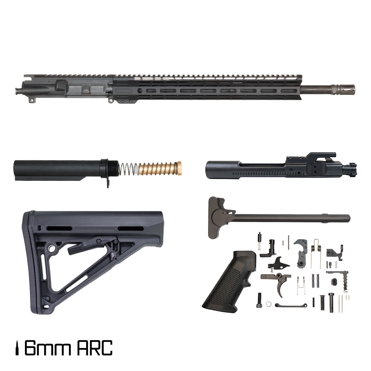 Davidson Defense Smackhouse II 18-inch AR-15 6MM ARC Rifle Full Build Kit