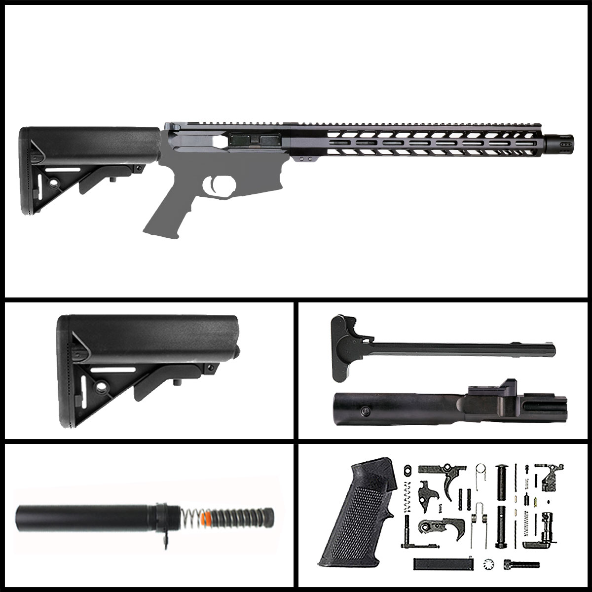 Davidson Defense 'Spaced Out' 16-inch AR-15 9mm Nitride Rifle Full ...