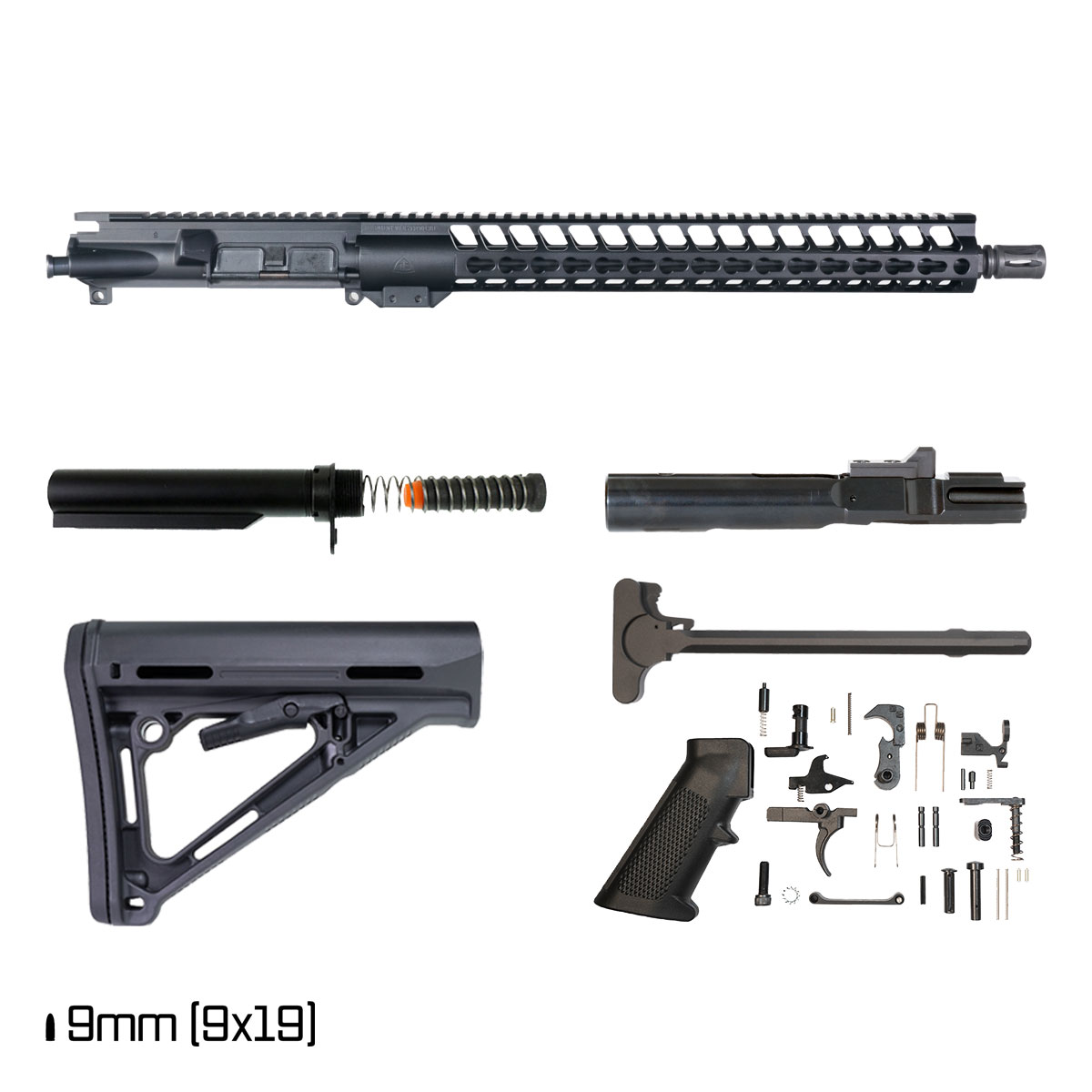 Davidson Defense Warden 16-inch 1:10 9MM AR-15 Freefloat Keymod ...