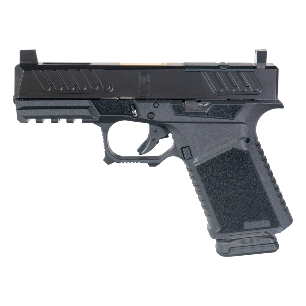 Davidson Defense Stiletto Ported Gold TiN Barrel G19 Gen 1-3 Compatible ...