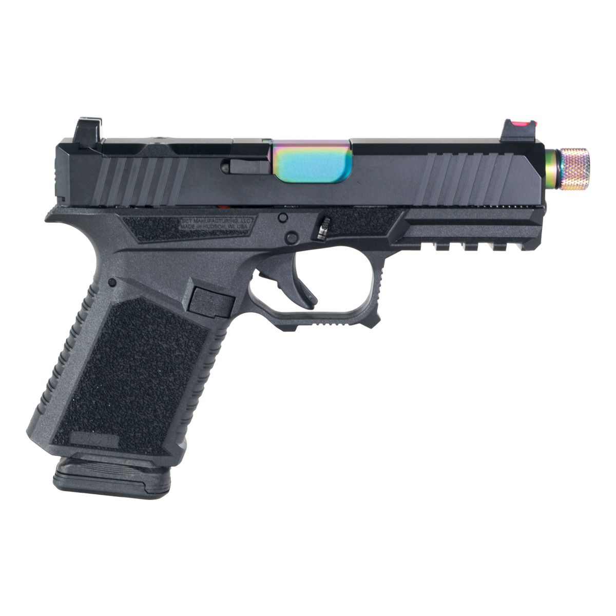 DTT Stiffler MFG Valkyrie Threaded Rainbow PVD Barrel G19 Gen 1-3 ...