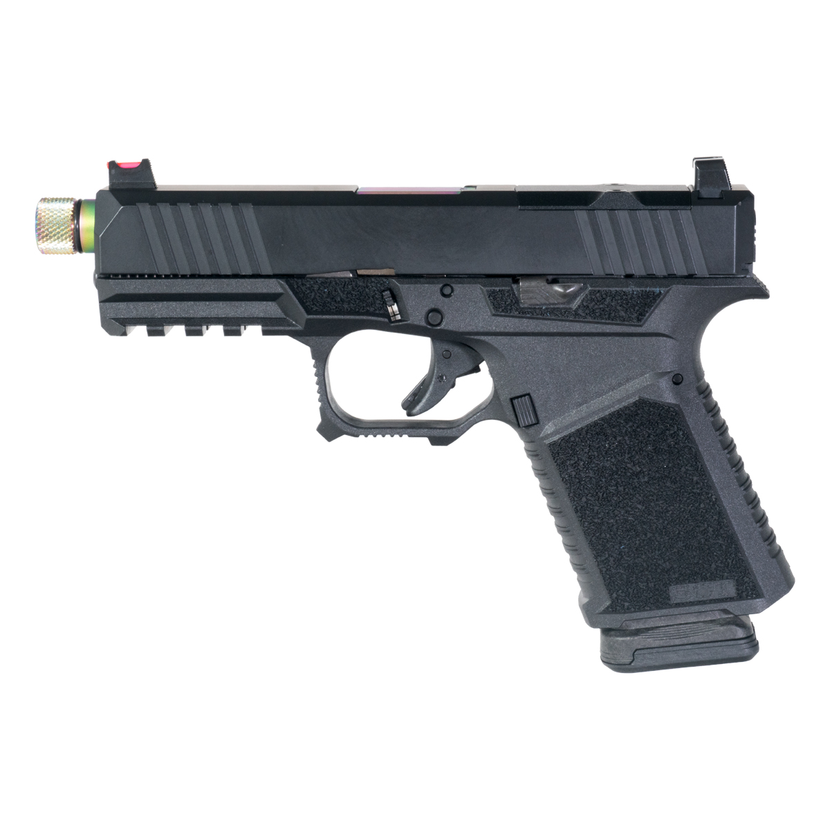 DTT Stiffler MFG Valkyrie Threaded Rainbow PVD Barrel G19 Gen 1-3 ...