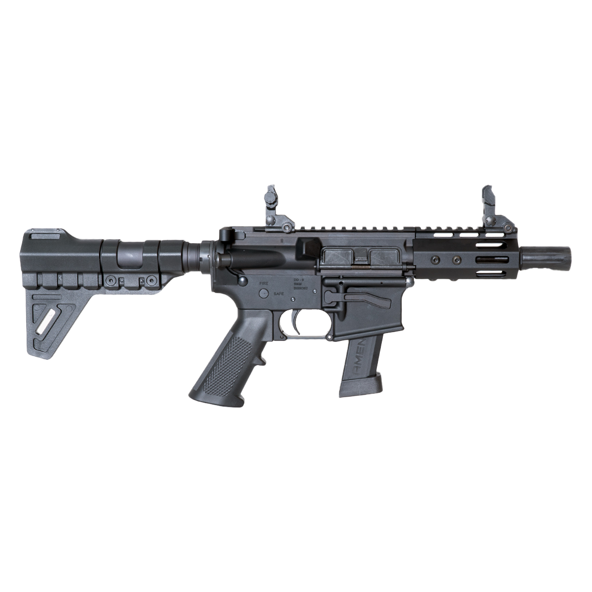 Davidson Defense AR15 AR9 4.5" 9x19 9mm Complete Semi Auto Pistol ...