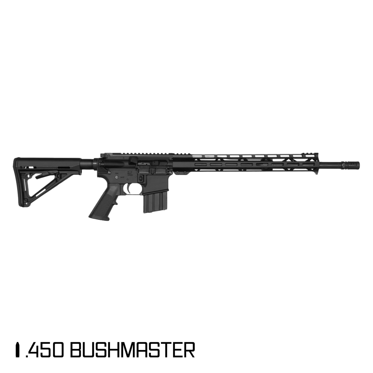 Davidson Defense Hog Hunter 18-inch Mid-Gas 1:24 .450 Bushmaster AR-15 ...
