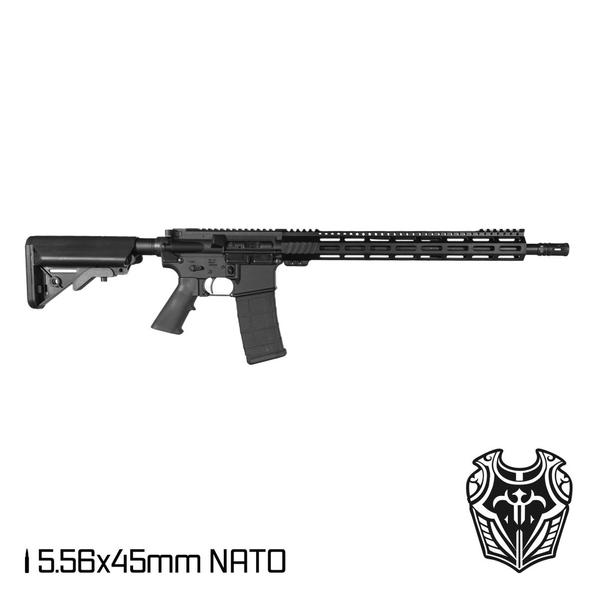 Davidson Defense Aegis Lightweight 16.5-inch Mid-Gas 1:7 5.56 NATO AR ...