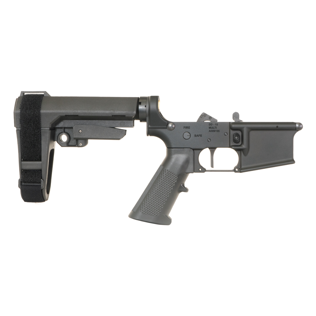 Davidson Defense Ronin Competition AR-15 Pistol Lower Build Kit, SBA3 ...