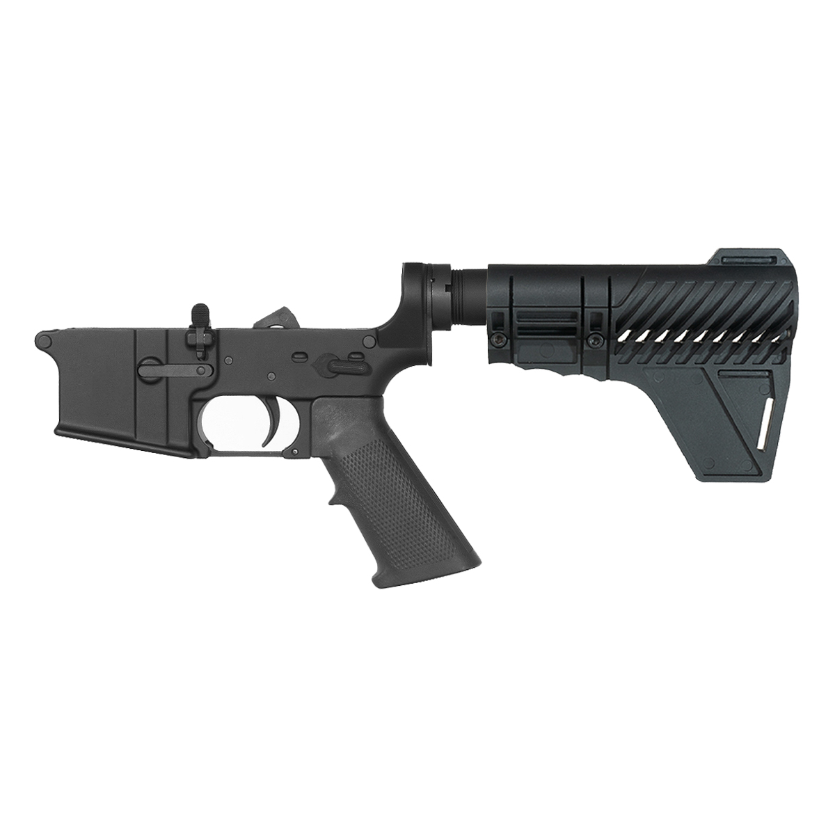 Davidson Defense No-Logo AR-15 Pistol Lower Build Kit, Gauntlet Arms Brace