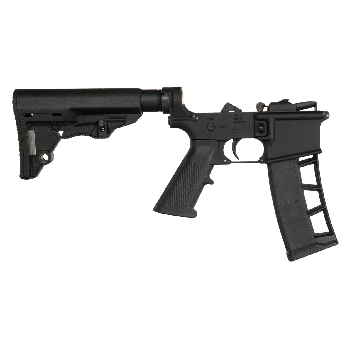 Davidson Defense AR-15 Rifle Lower Build Kit, Scout Stock, 32-Round ExoMag