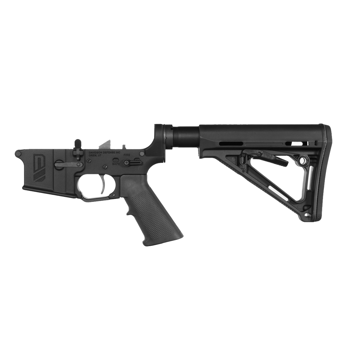 Davidson Defense No-Bufffer AR-15 Rifle Lower Build Kit, Rare Breed FRT ...